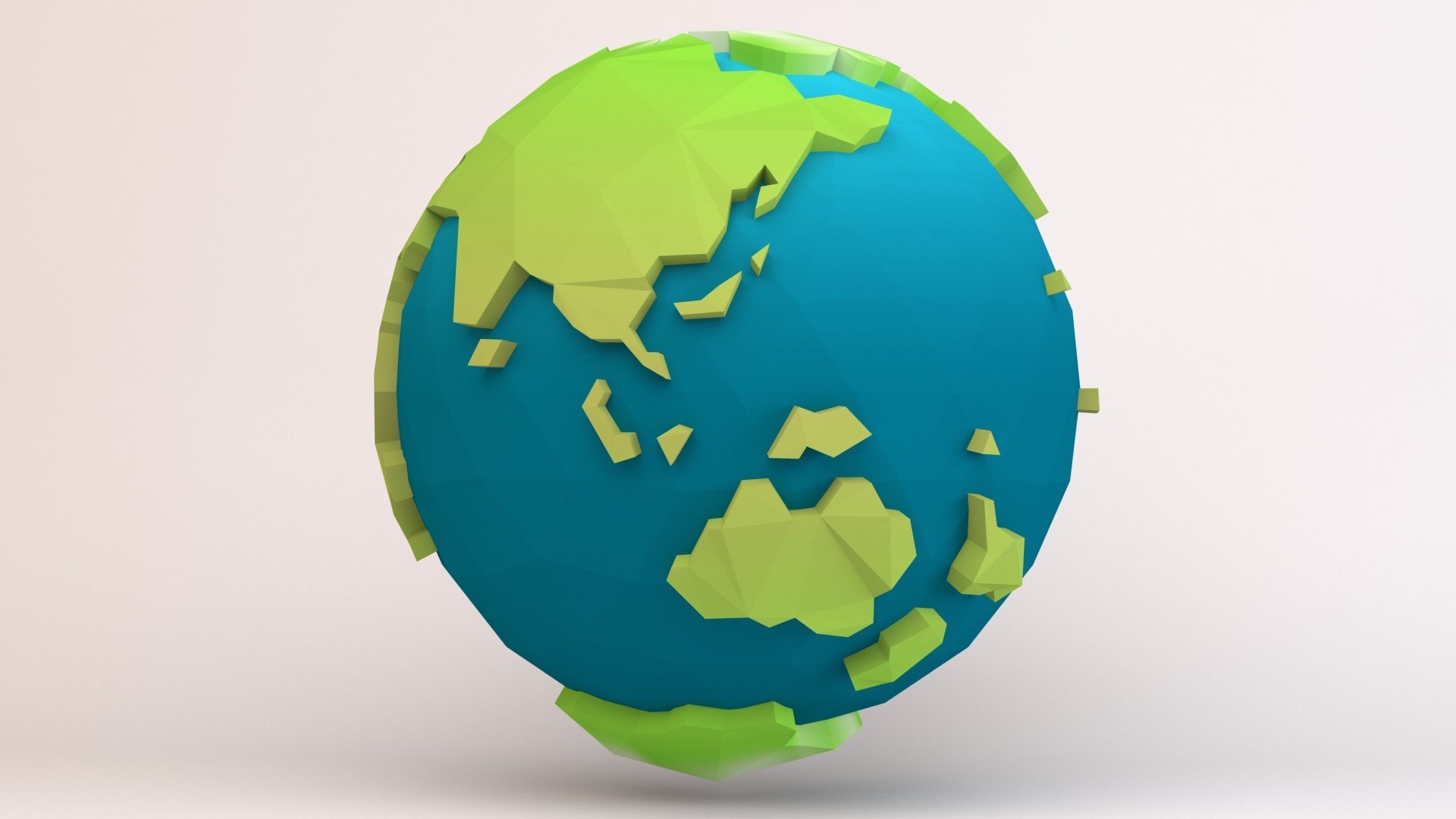 3D Model Stylized Earth - TurboSquid 1507347