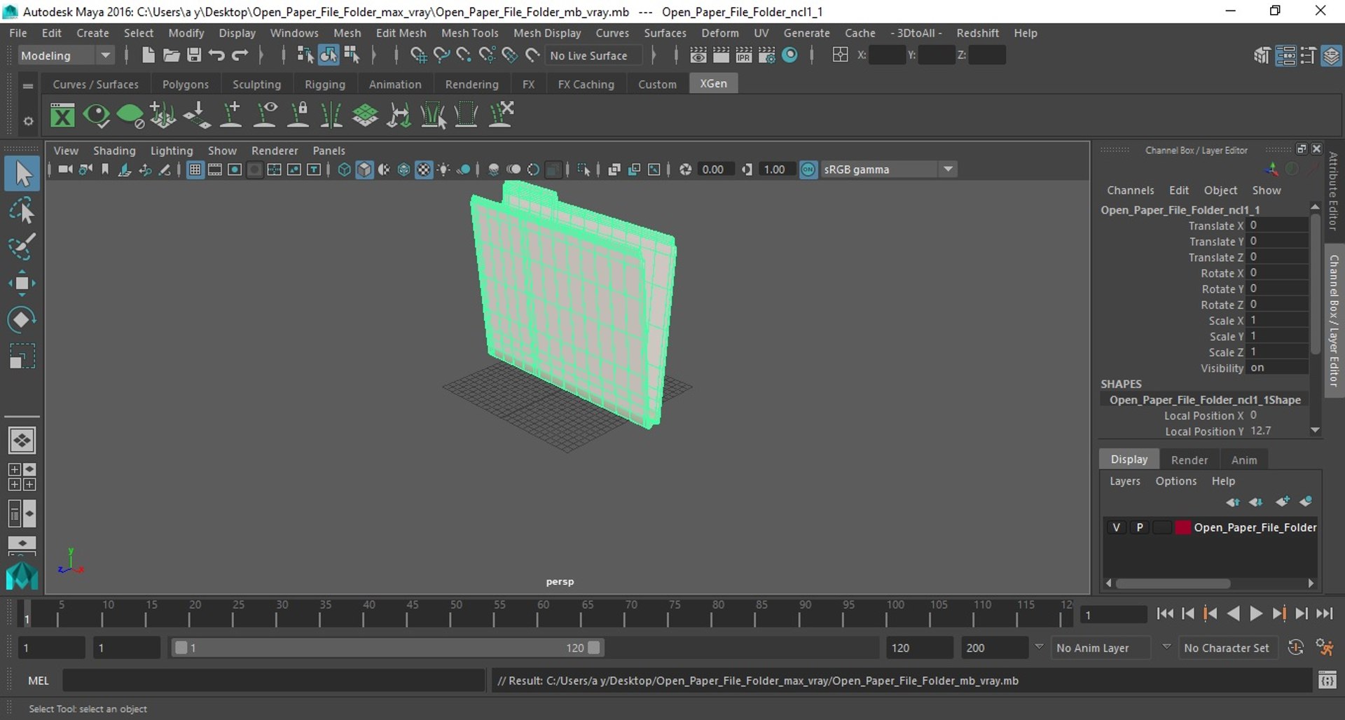 3D Open Paper File Folder - TurboSquid 1778841