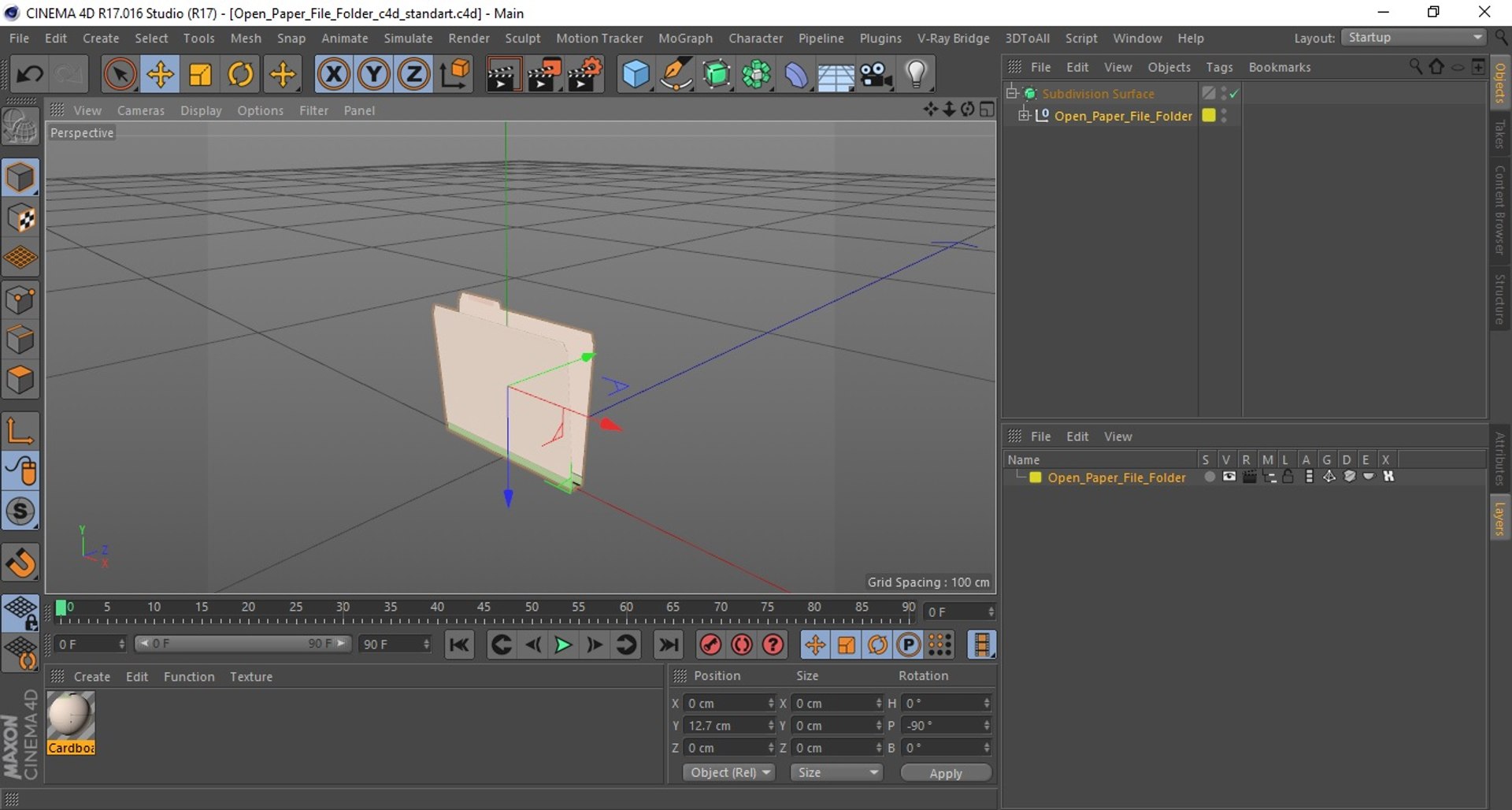 3D Open Paper File Folder - TurboSquid 1778841