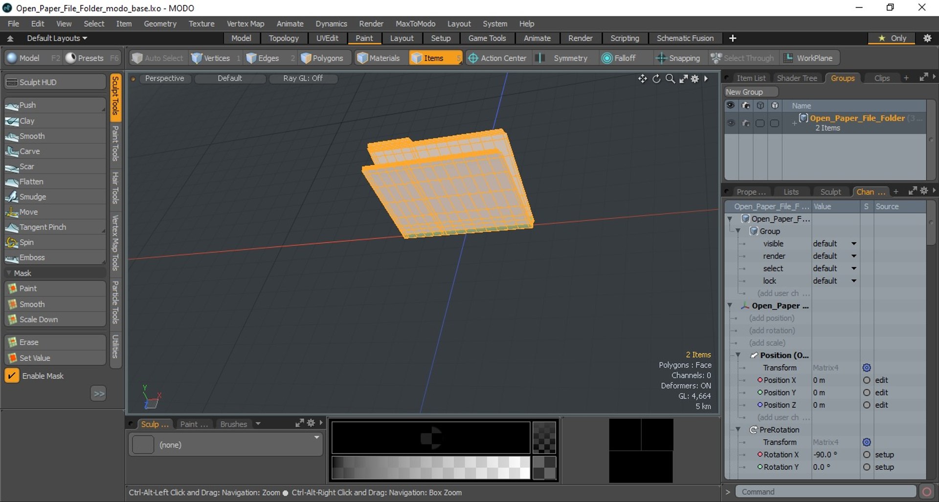 3D Open Paper File Folder - TurboSquid 1778841