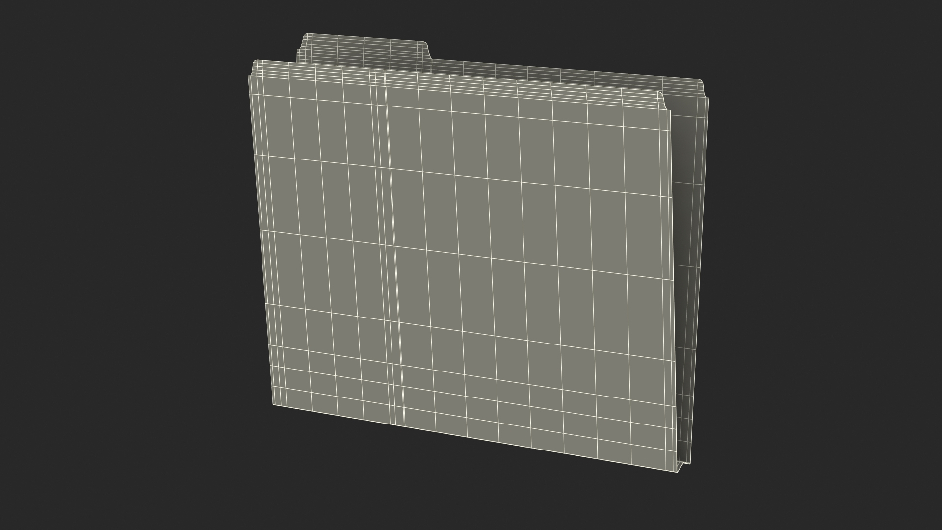 3D Open Paper File Folder - TurboSquid 1778841