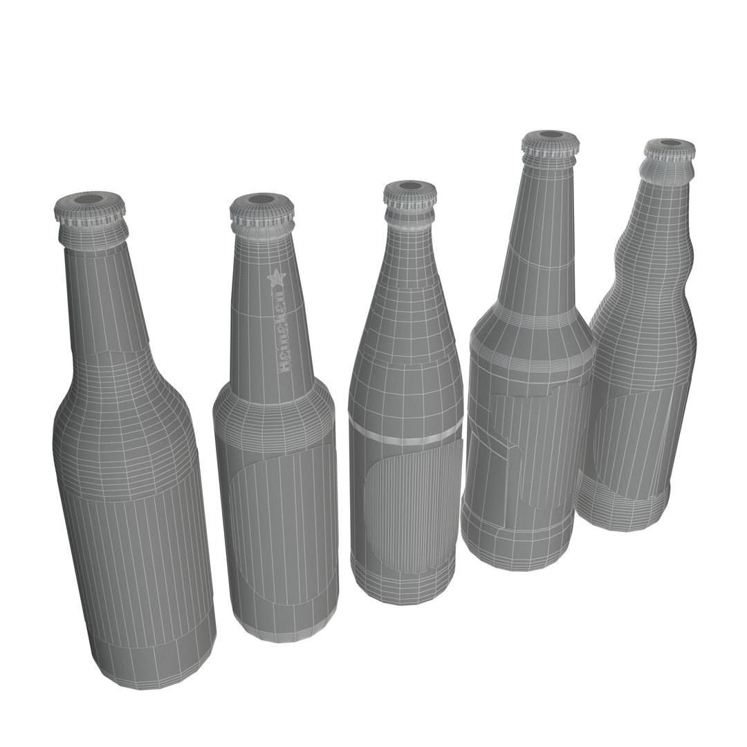 Beer Bottle Model - TurboSquid 1637410