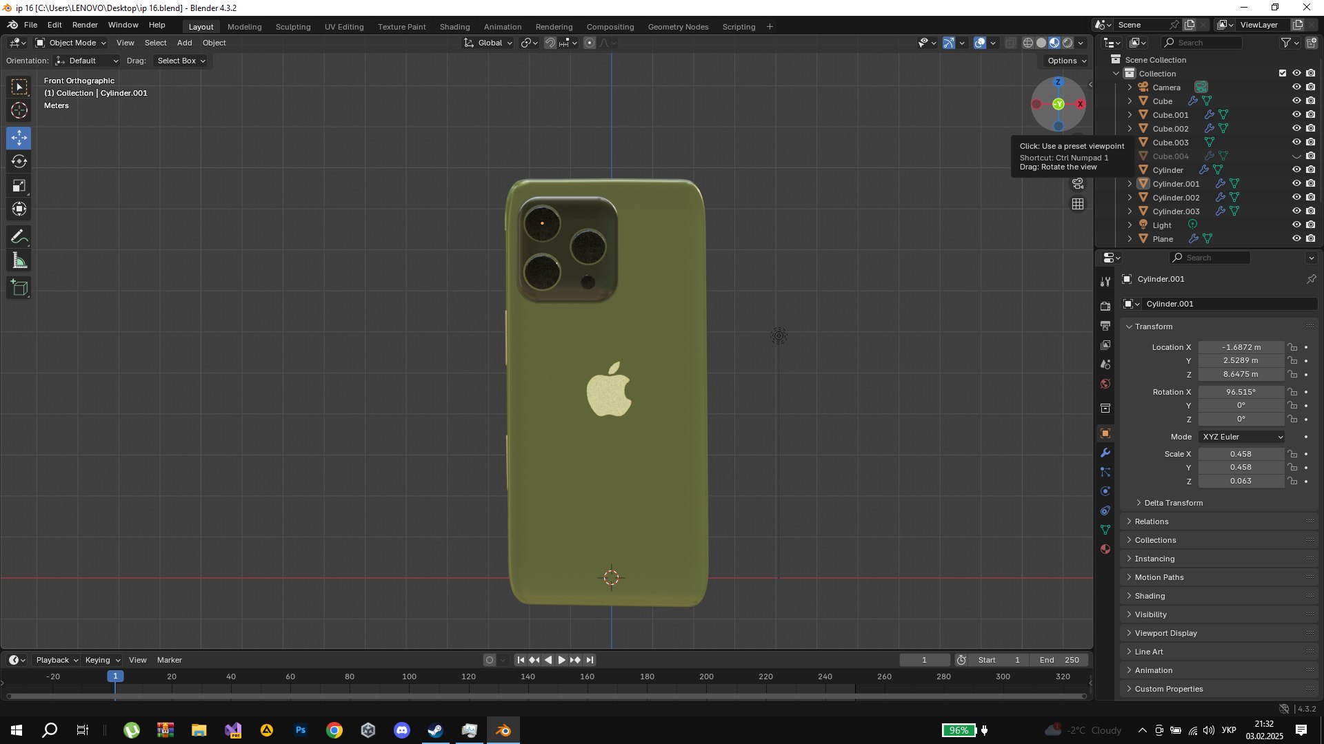 Iphone 16 3D Model - TurboSquid 2350960
