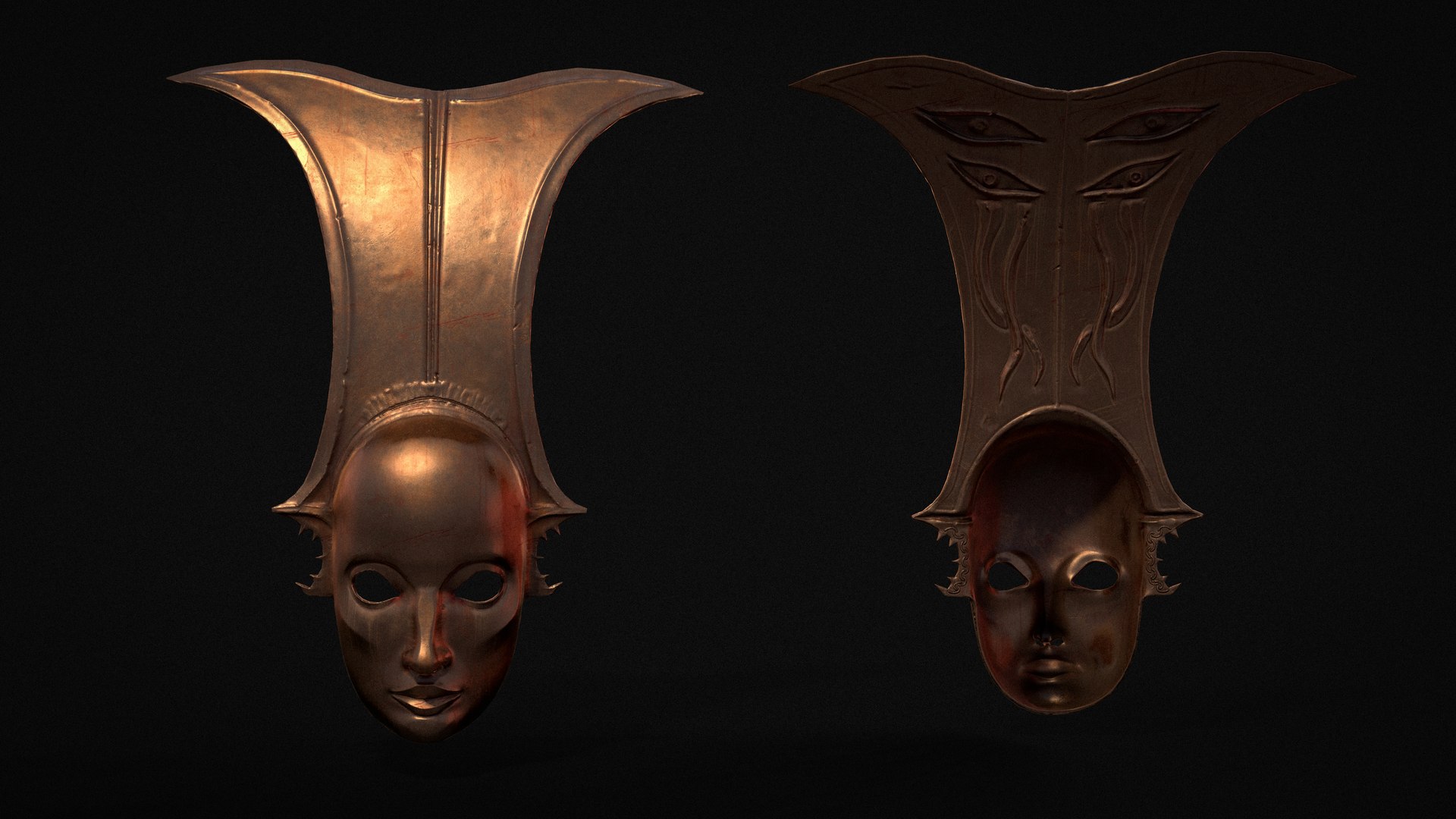 3D mask occult occultist model - TurboSquid 1501706