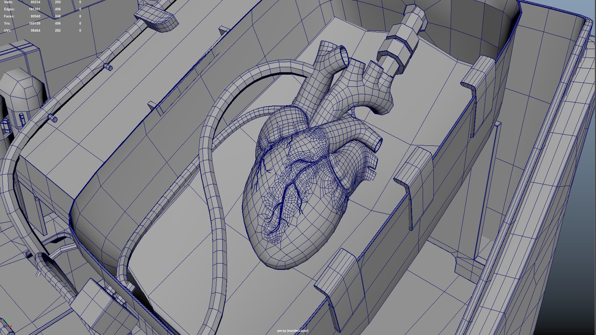 Heart Transplant Machine With Heart 3D - TurboSquid 2192301