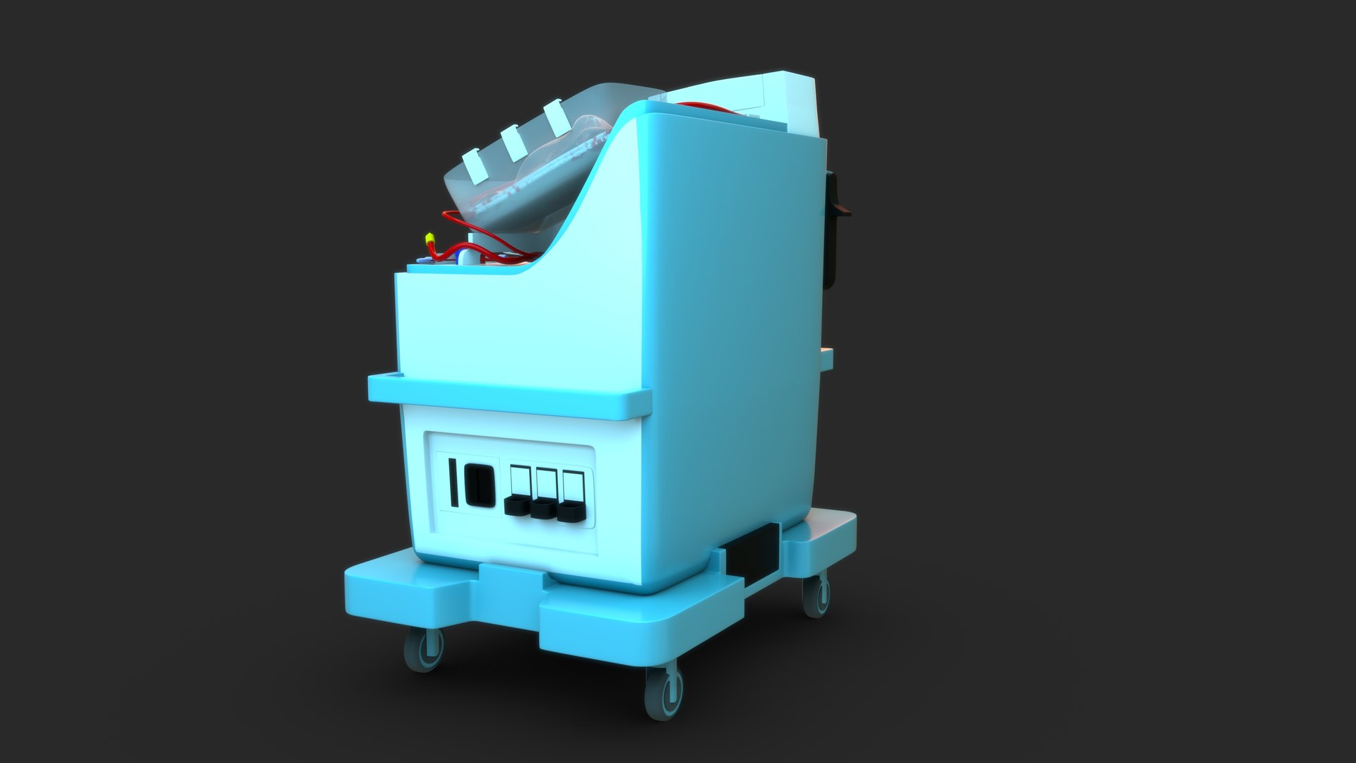 Heart Transplant Machine With Heart 3D - TurboSquid 2192301