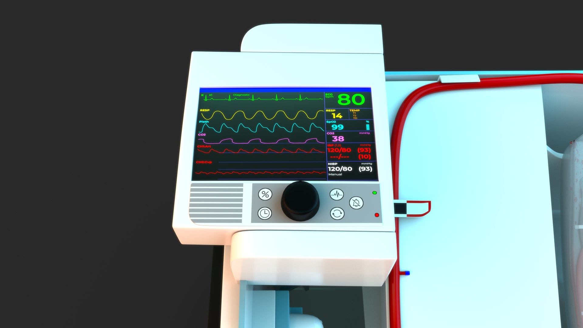 Heart Transplant Machine With Heart 3D - TurboSquid 2192301