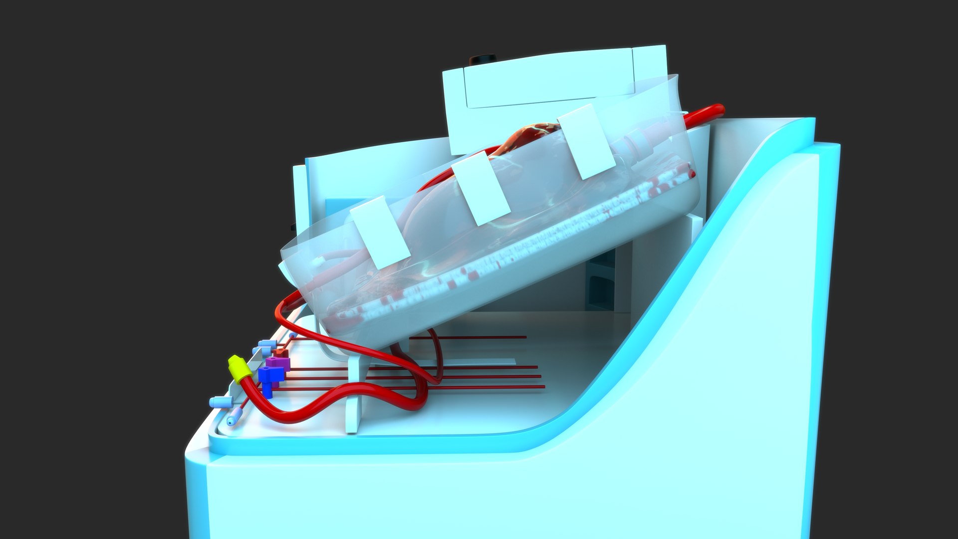 Heart Transplant Machine With Heart 3D - TurboSquid 2192301