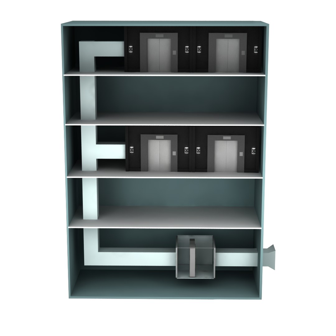 Lift Lobby Pressurization Fan 3D Model - TurboSquid 1270555