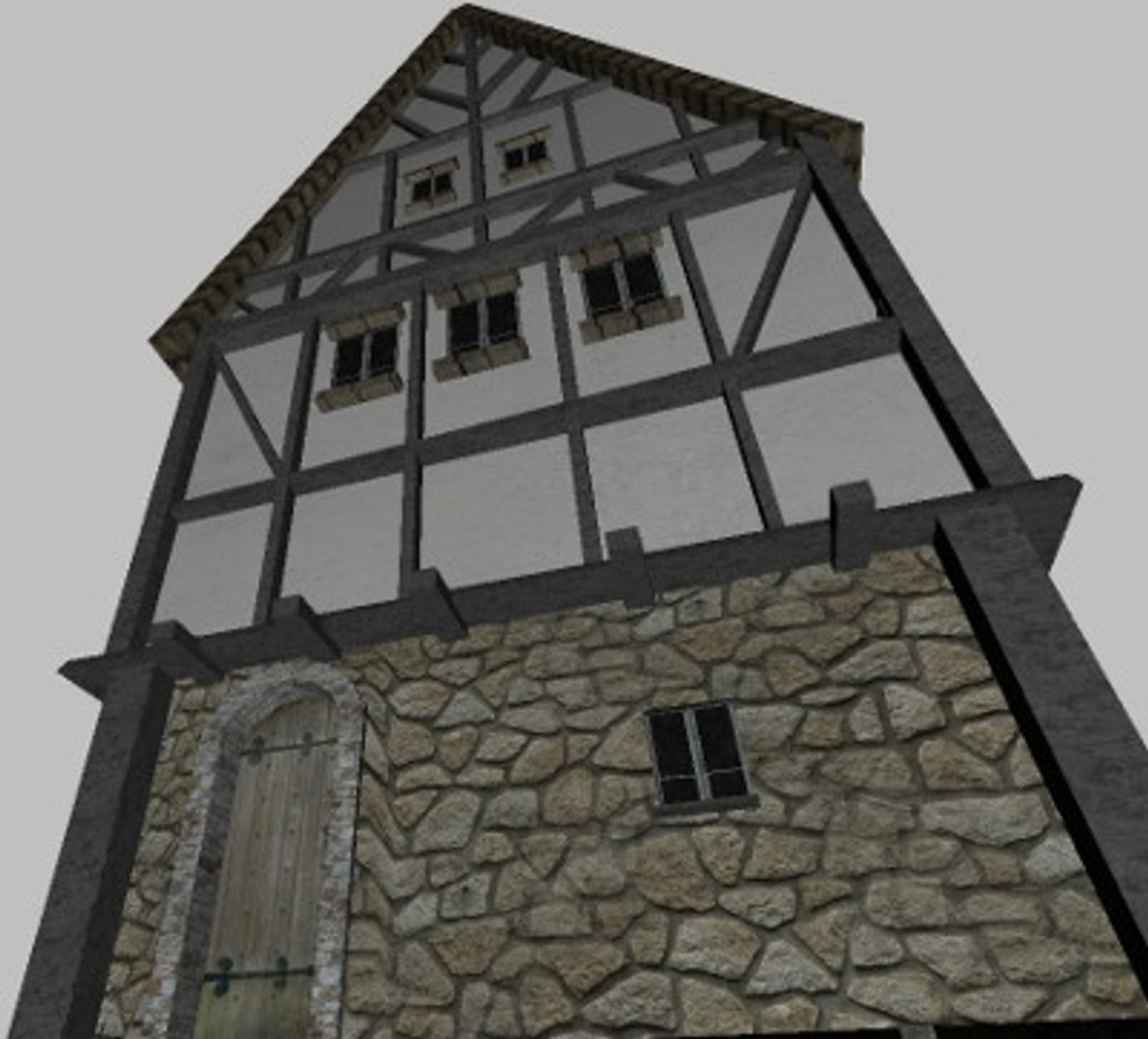Medieval House Obj