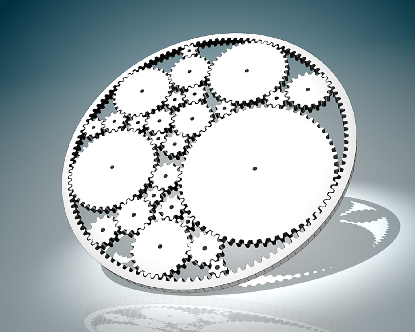 3d Animation Gear Set