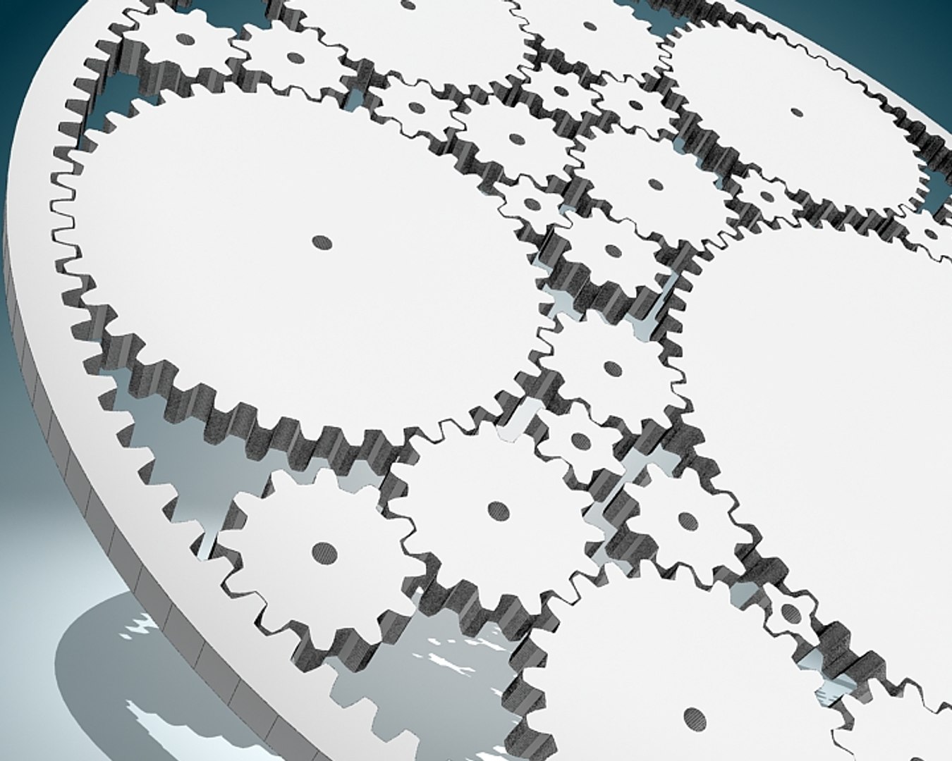 3d Animation Gear Set