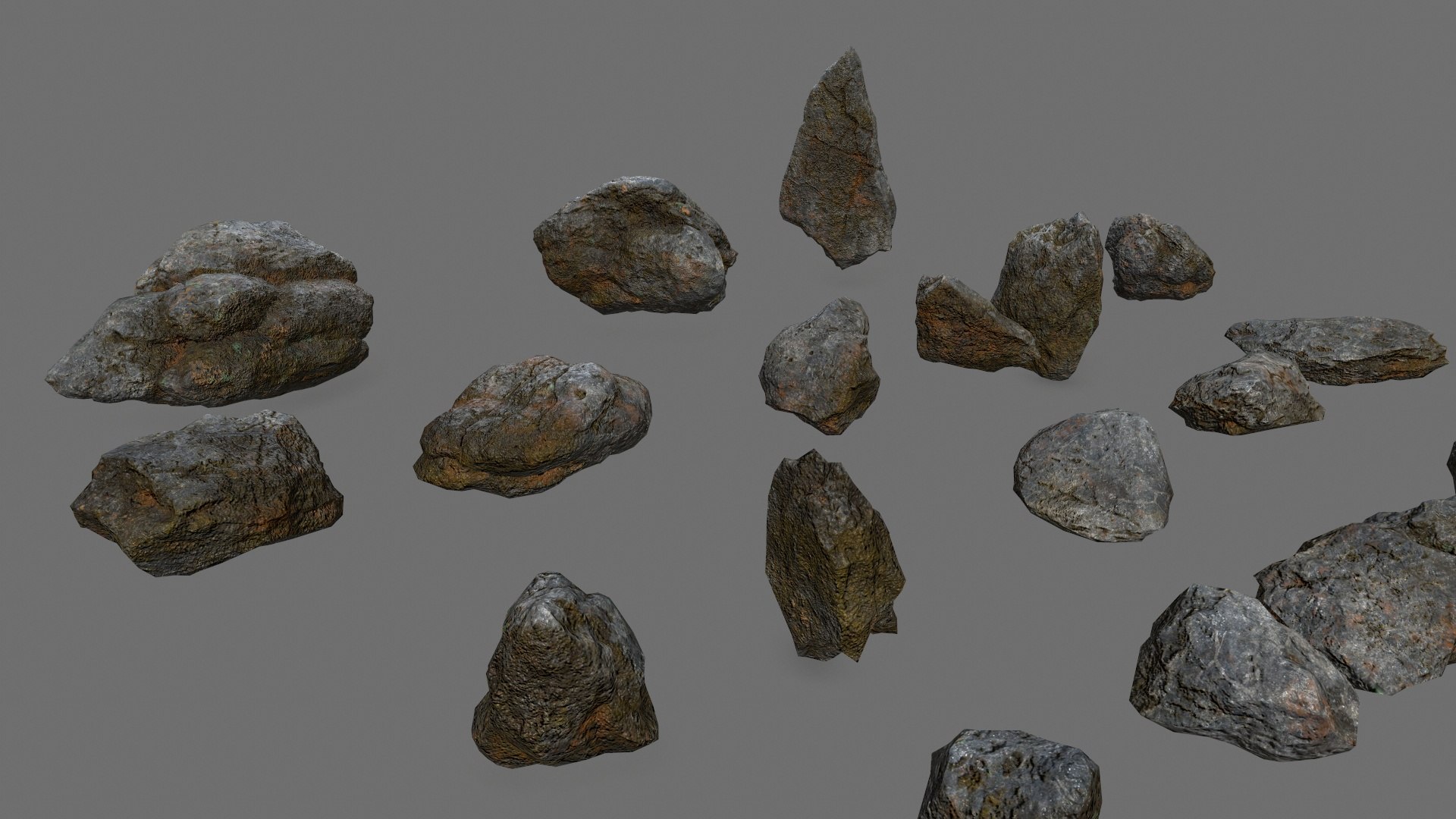 3D Rocks Model - TurboSquid 2135659