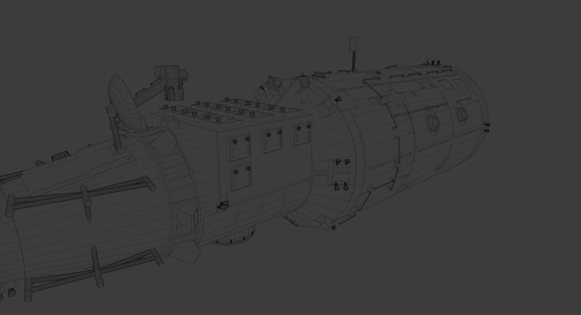3D Model Wentian Experiment Module - Blender - Fbx - TurboSquid 2003207