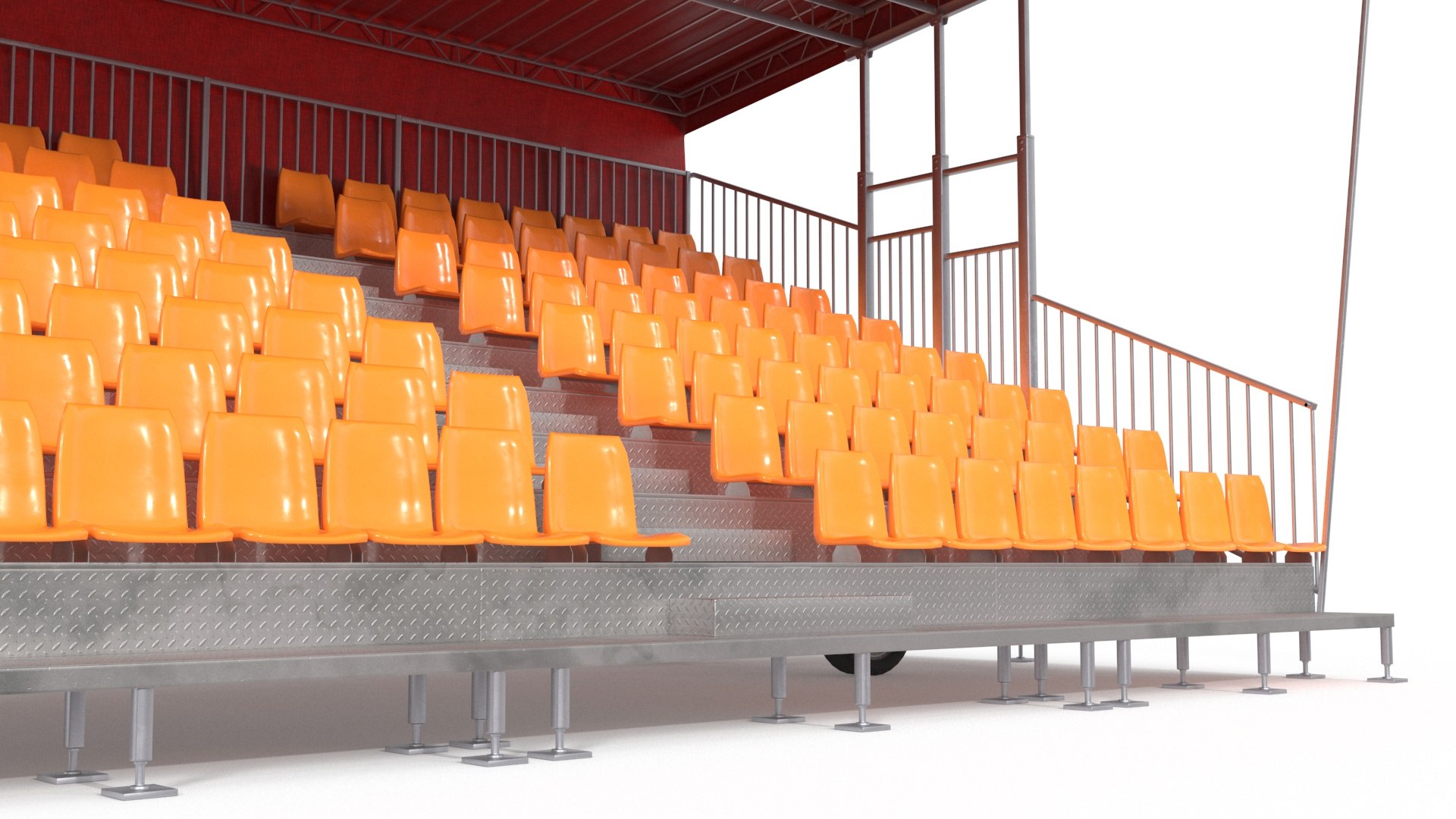 3D Outdoor Grandstand - TurboSquid 2281802