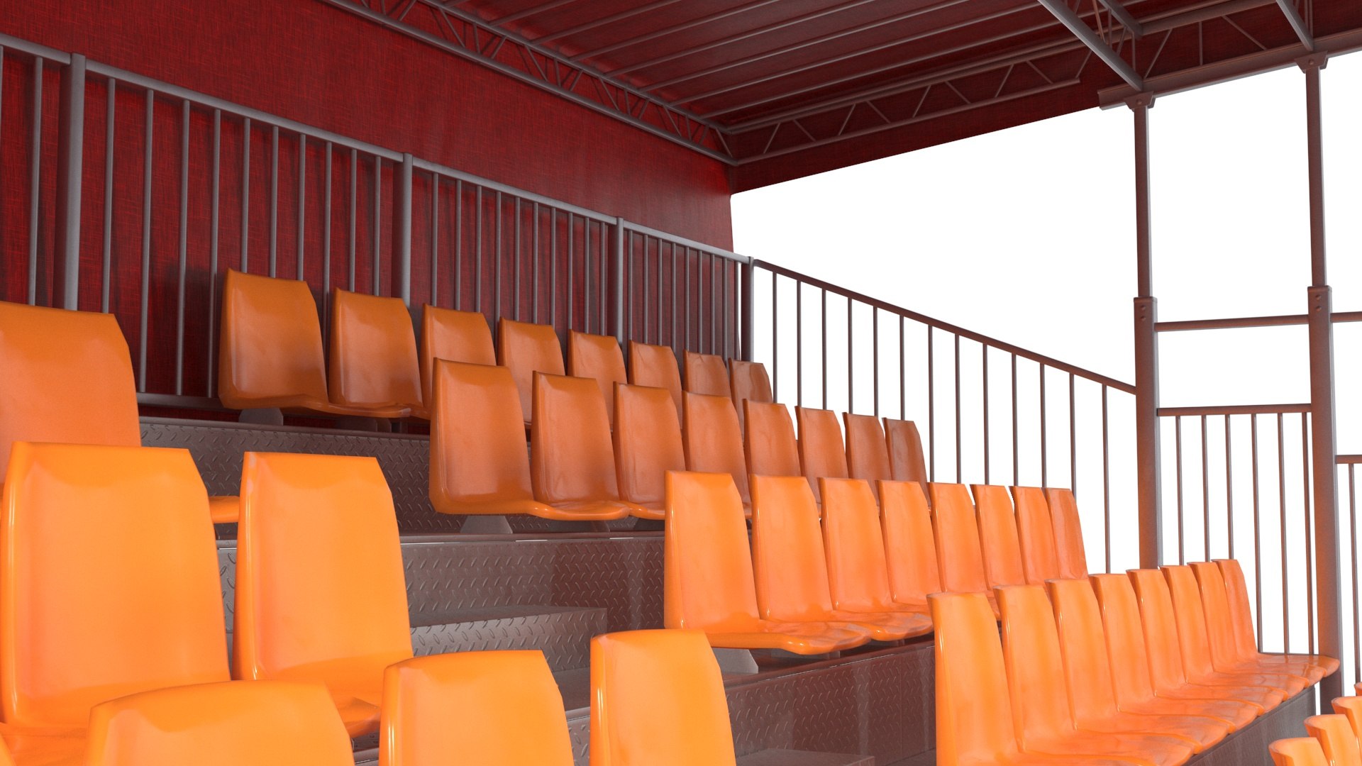 3D Outdoor Grandstand - TurboSquid 2281802