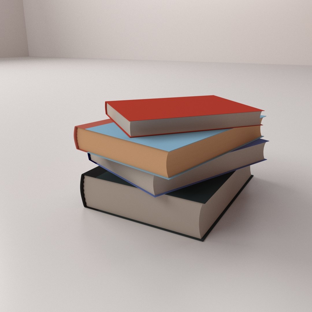 3D Stacks Books - TurboSquid 1362870