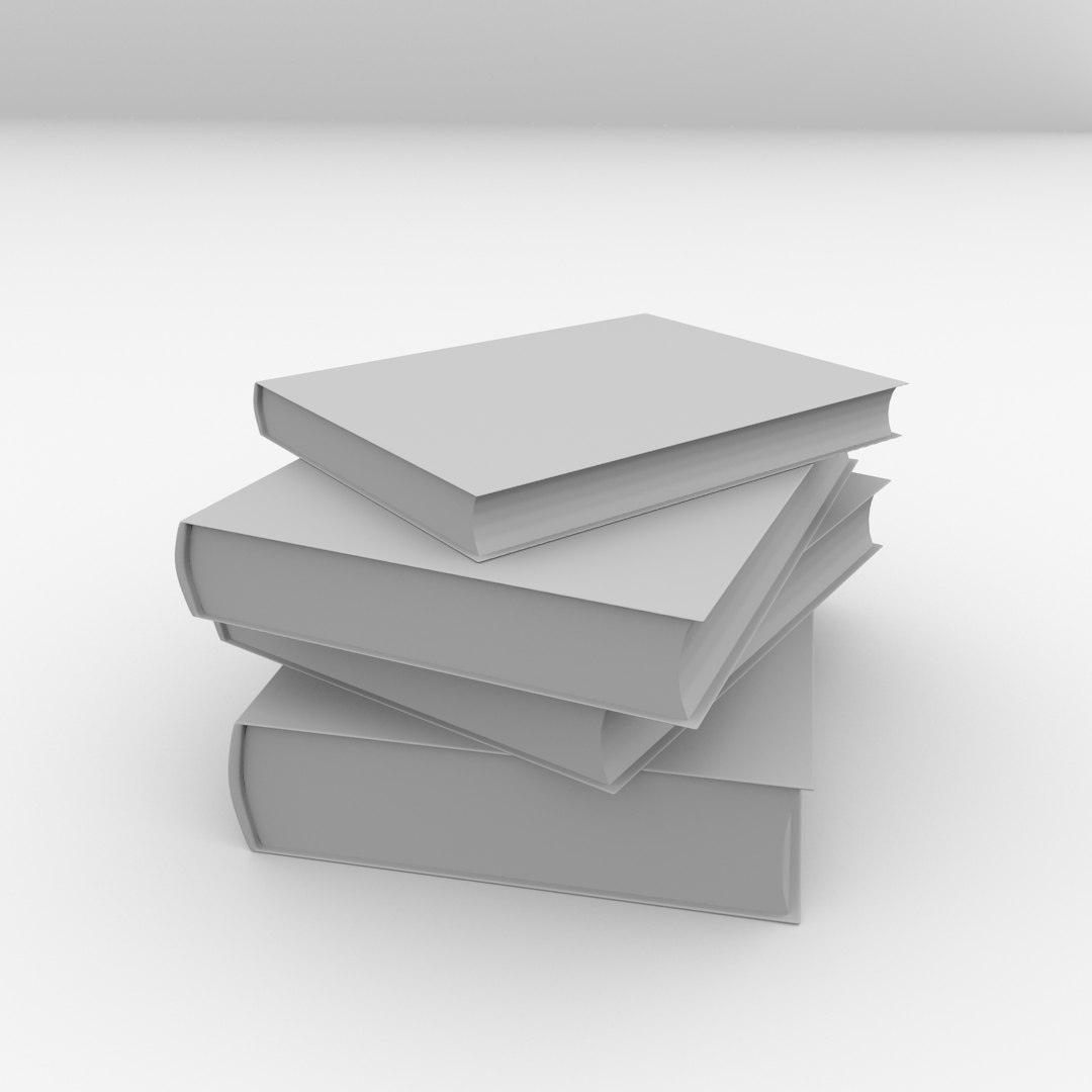 3D Stacks Books - TurboSquid 1362870