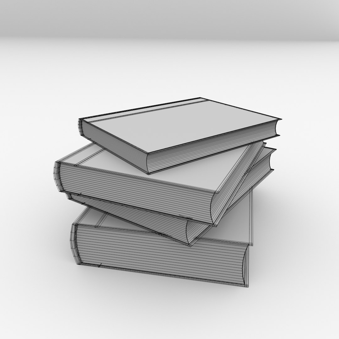 3D Stacks Books - TurboSquid 1362870
