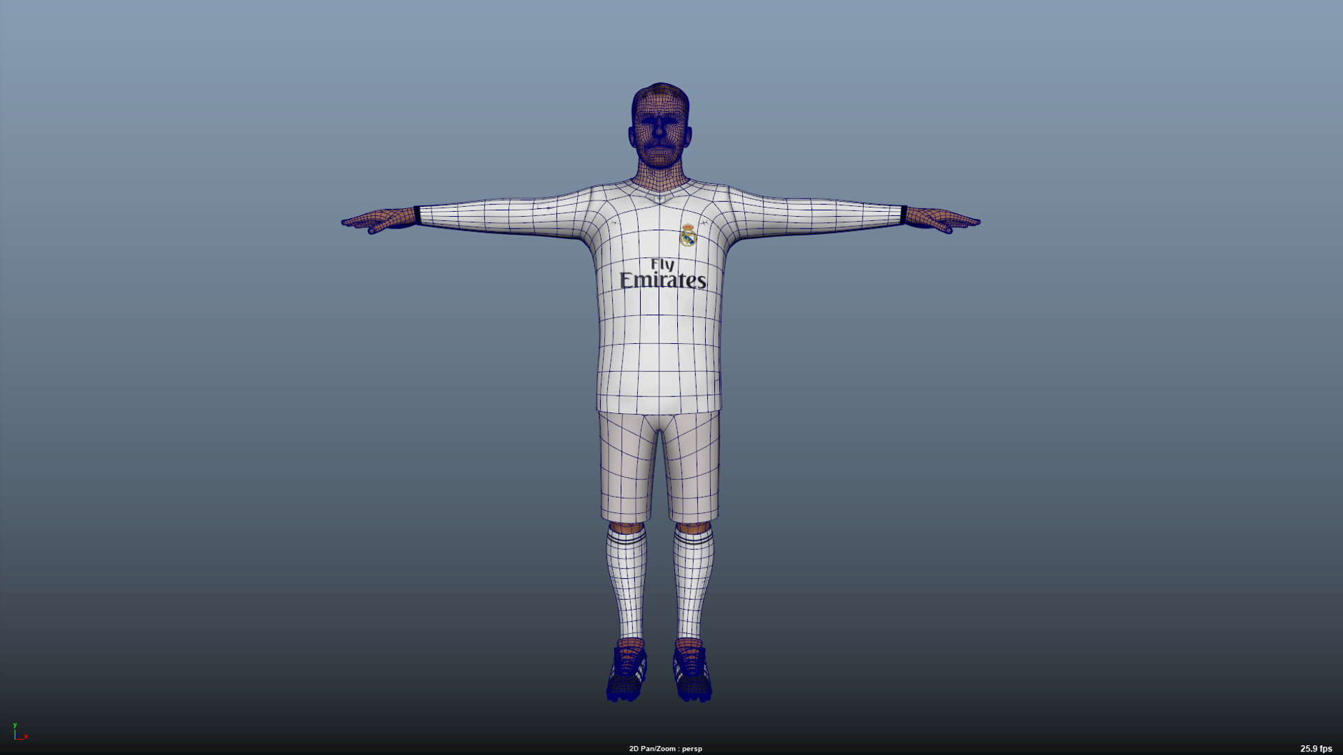 Real sergio ramos modeled 3D model - TurboSquid 1510507