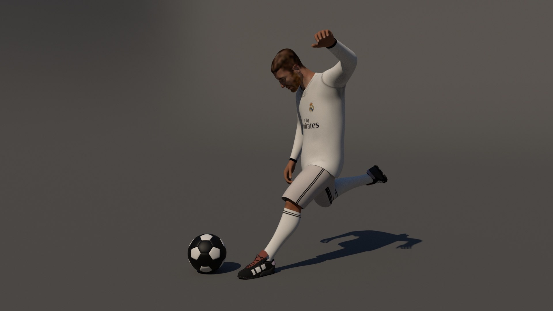 Real Sergio Ramos Modeled 3D Model - TurboSquid 1510507