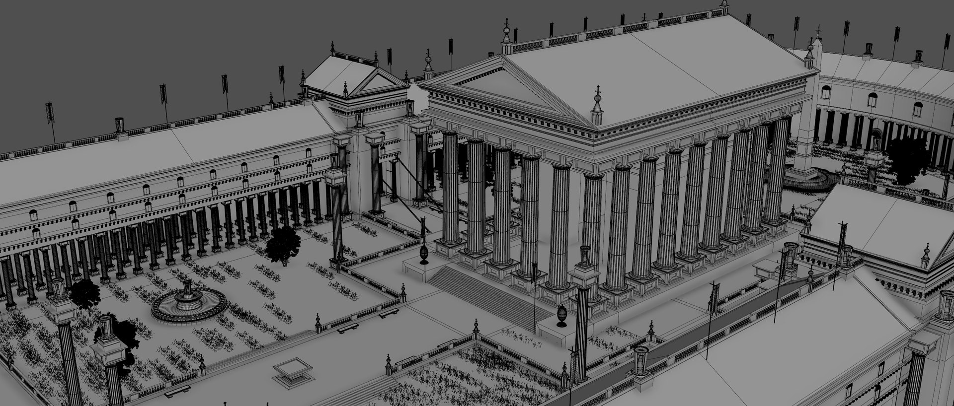 Caesarea Maritima Temple Of Rome And Augustus Model - TurboSquid 2315239