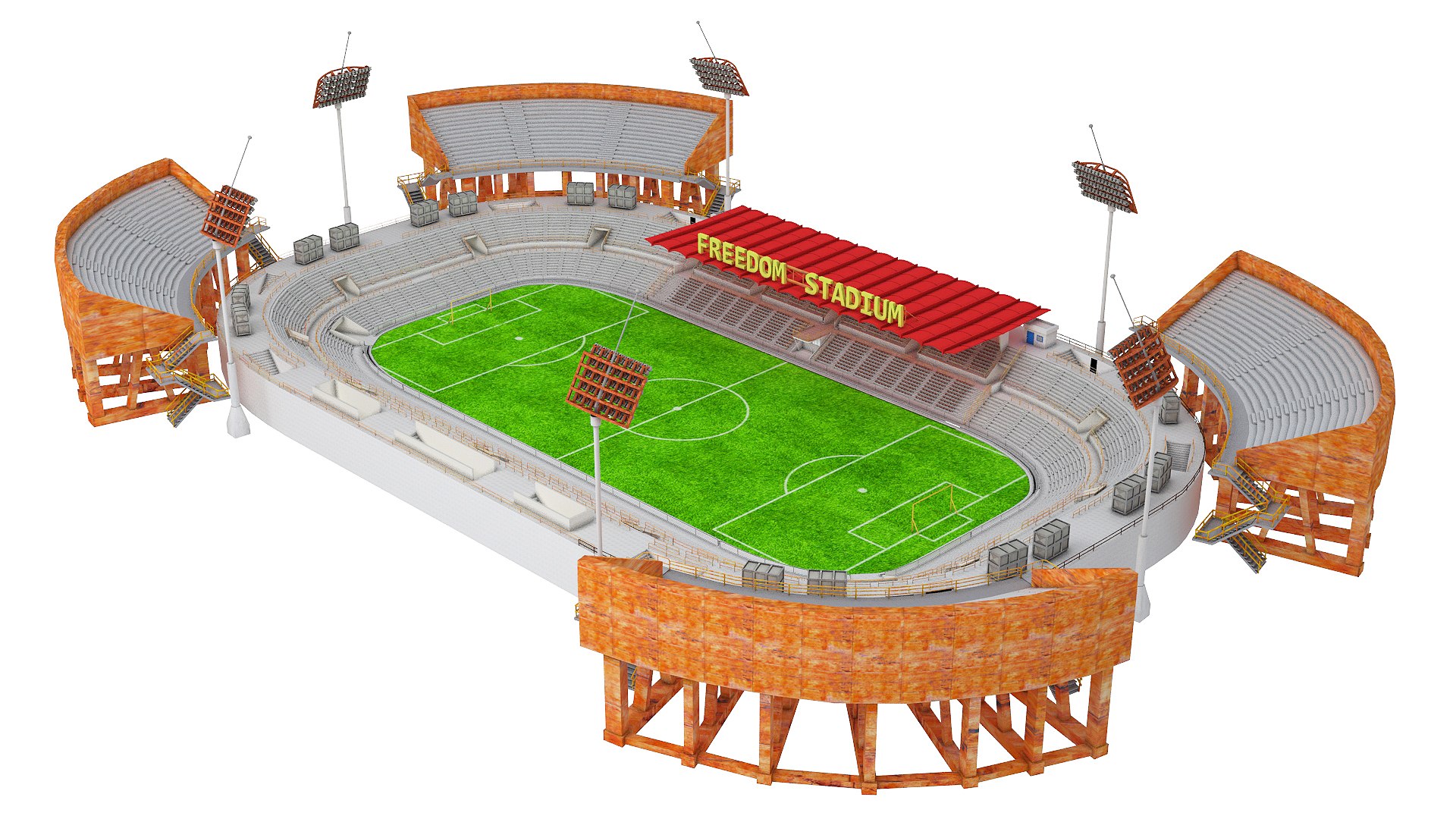 modelo 3d Stadium Design 1 - TurboSquid 1925852