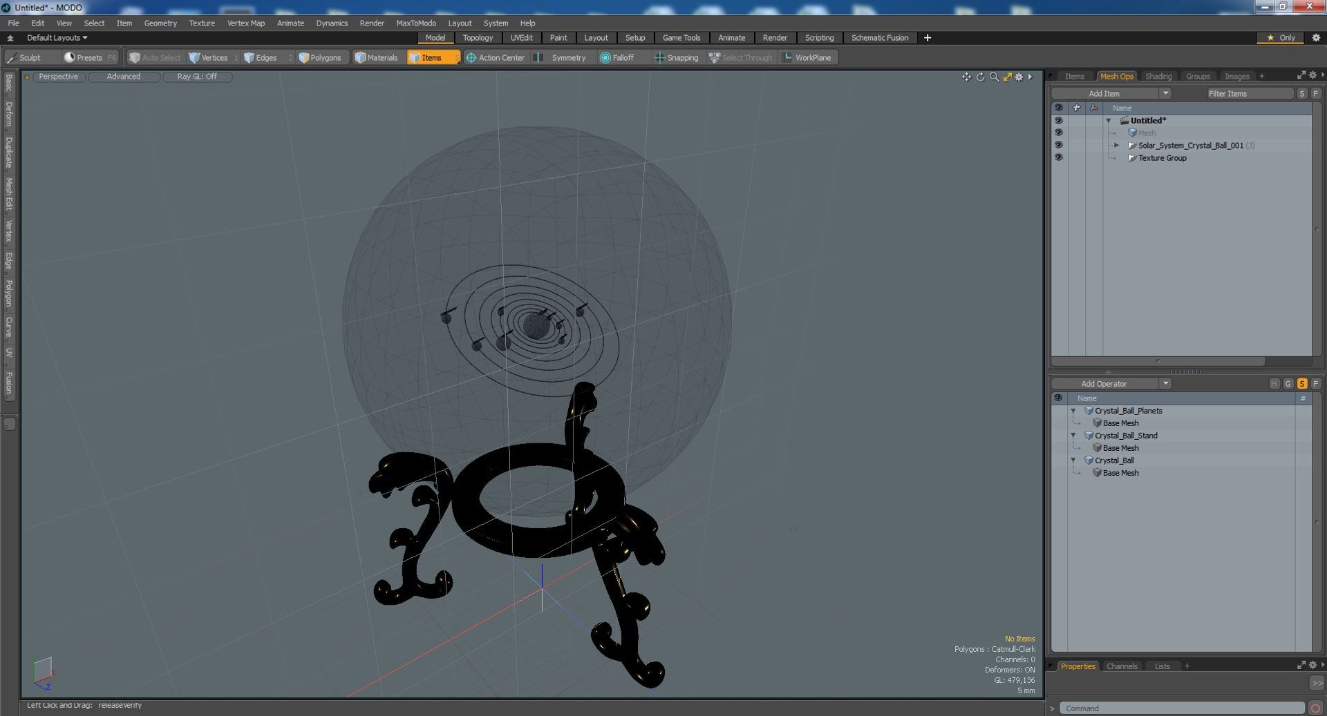 Solar System Crystal Ball 3D Model - TurboSquid 2021223