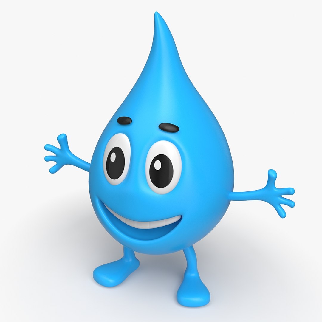 3D cartoon drop toon - TurboSquid 1468922