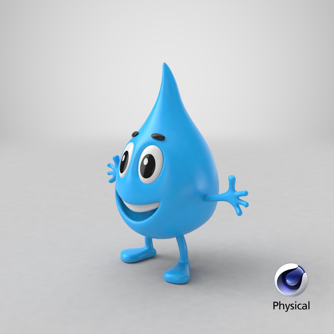 3D cartoon drop toon - TurboSquid 1468922