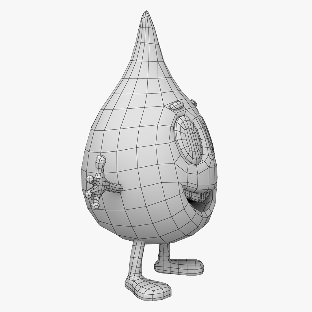 3D cartoon drop toon - TurboSquid 1468922