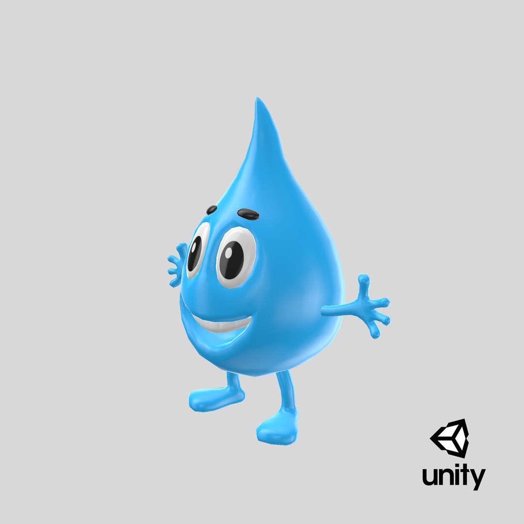 3D cartoon drop toon - TurboSquid 1468922