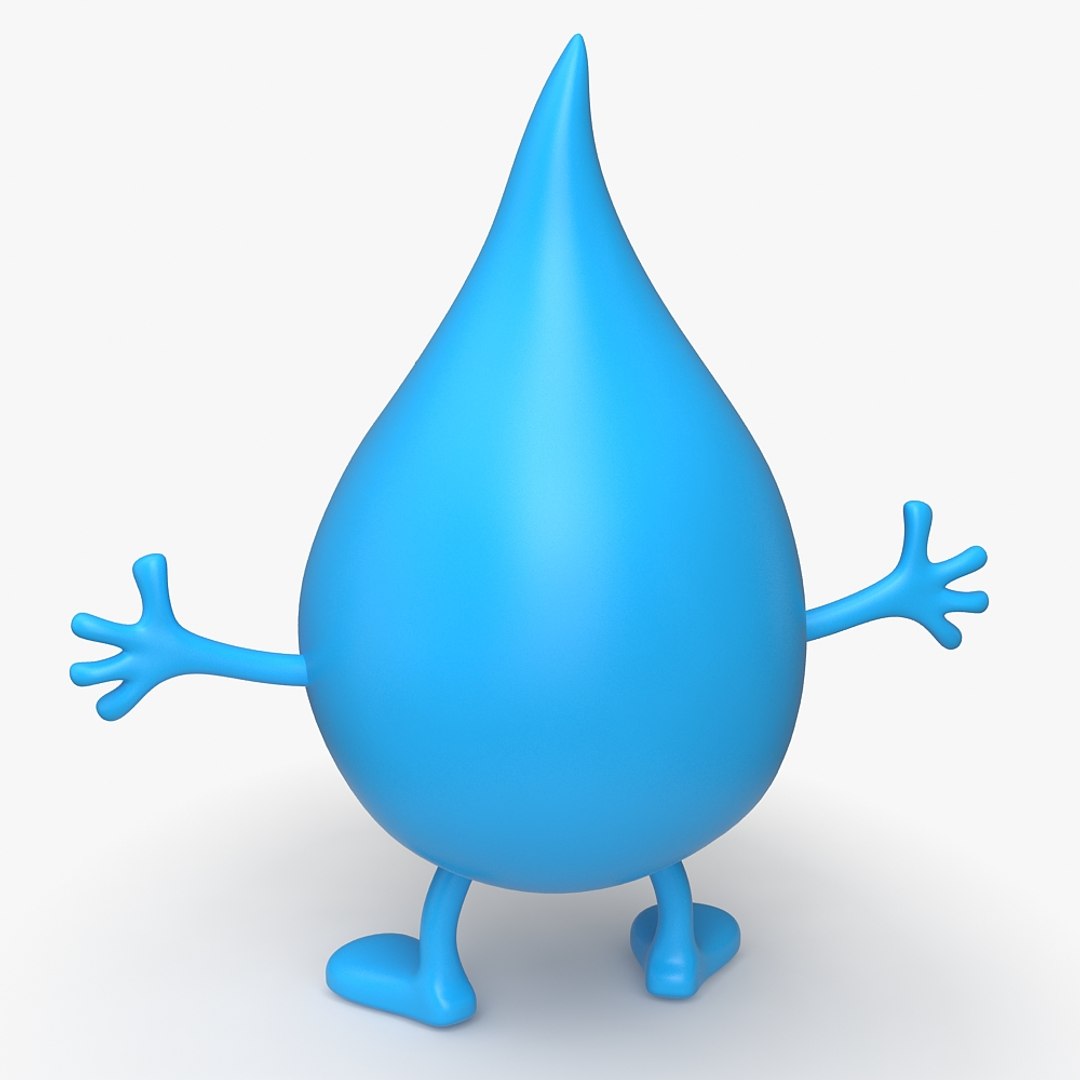 3D cartoon drop toon - TurboSquid 1468922