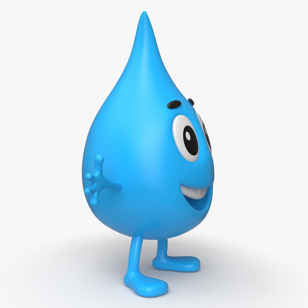 3D cartoon drop toon - TurboSquid 1468922