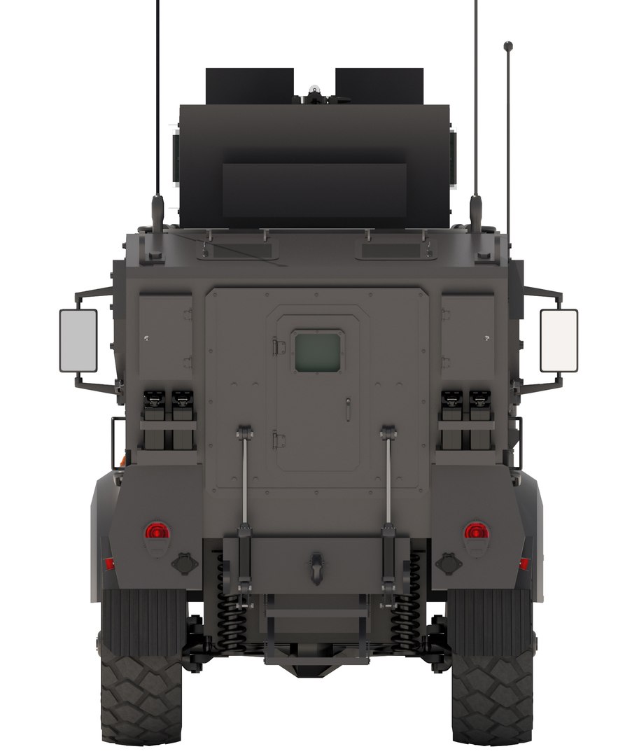 3D armored mrap vehicle v4 - TurboSquid 1610140
