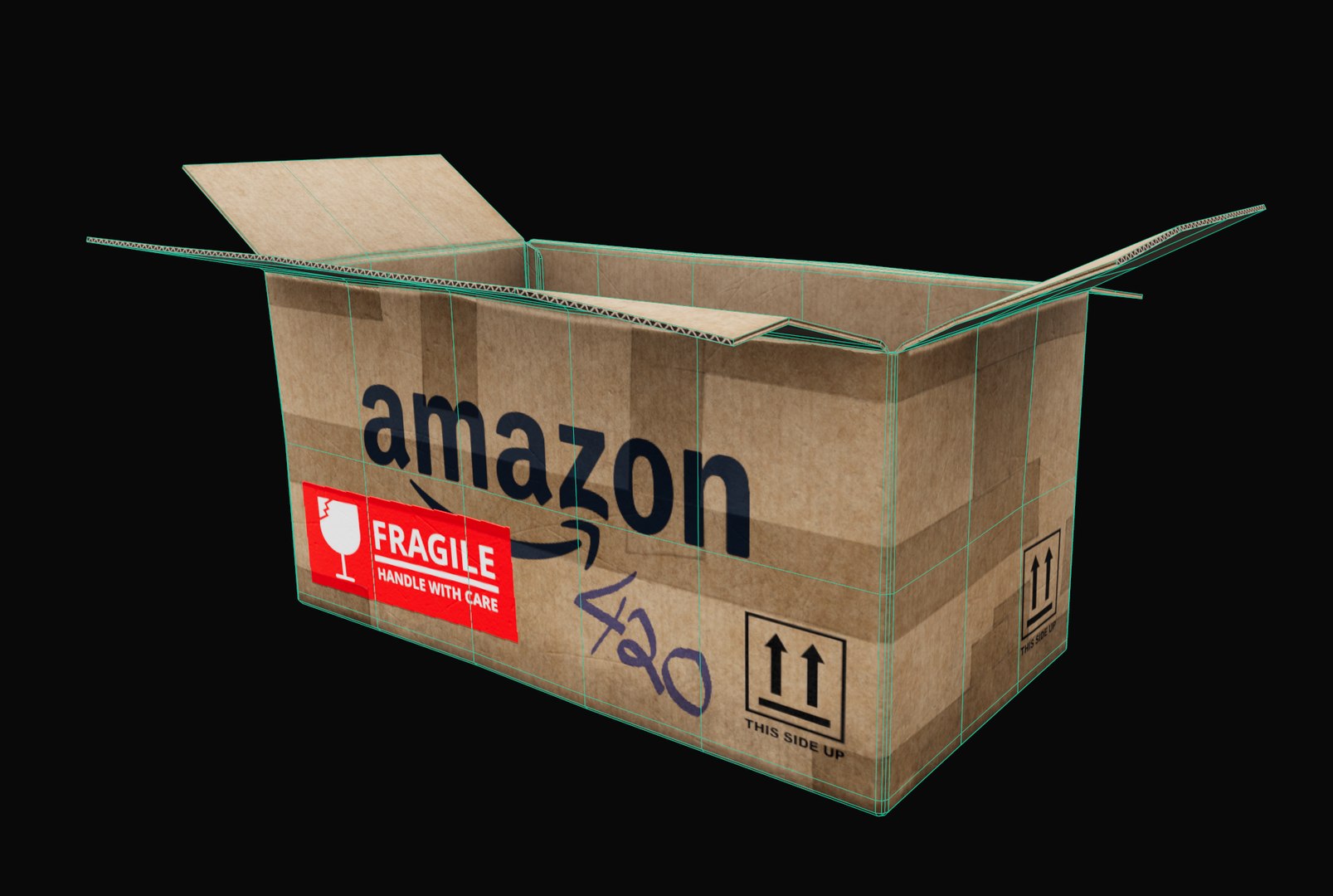 CardboardBox 3D Model - TurboSquid 2385827