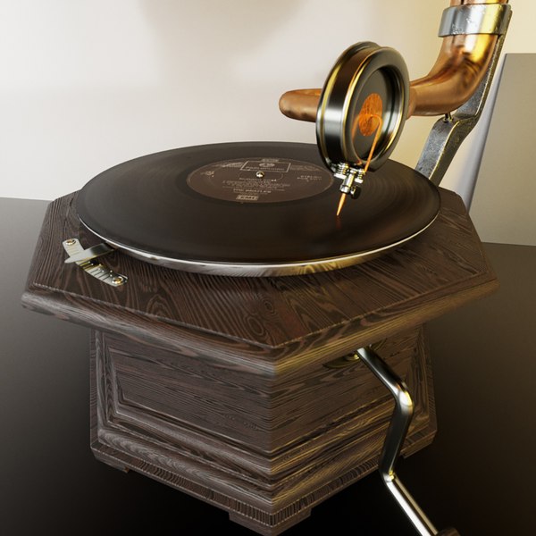 3D model gramophone phonograph - TurboSquid 1349242