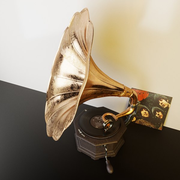 3D model gramophone phonograph - TurboSquid 1349242