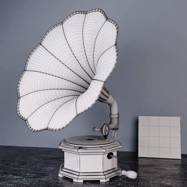 3D model gramophone phonograph - TurboSquid 1349242