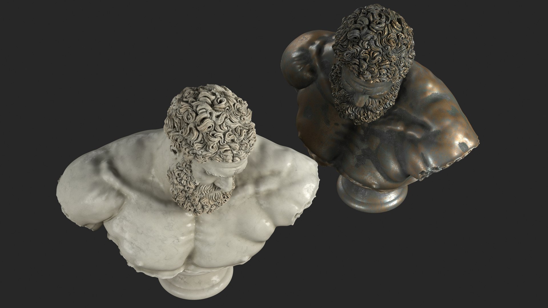 Bust hercules 3D - TurboSquid 1301064