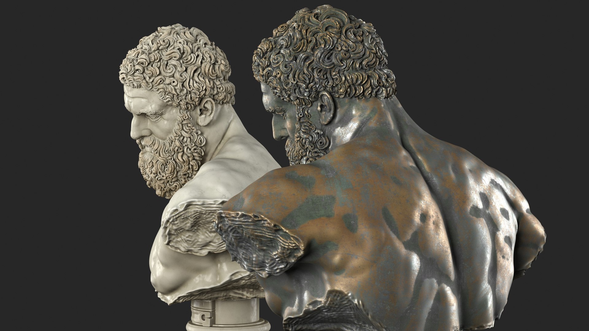 Bust hercules 3D - TurboSquid 1301064