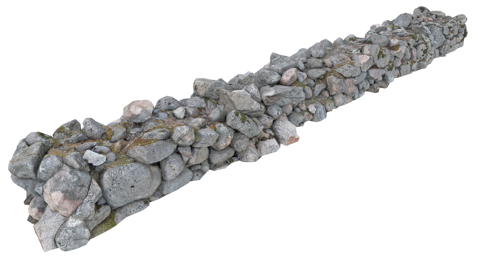 3d Model Rock Wall