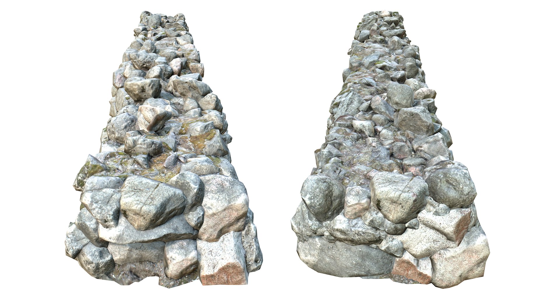 3d Model Rock Wall