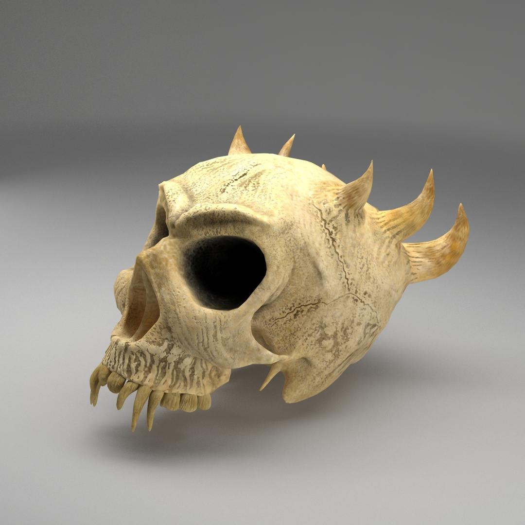 3D demon skull - TurboSquid 1232695