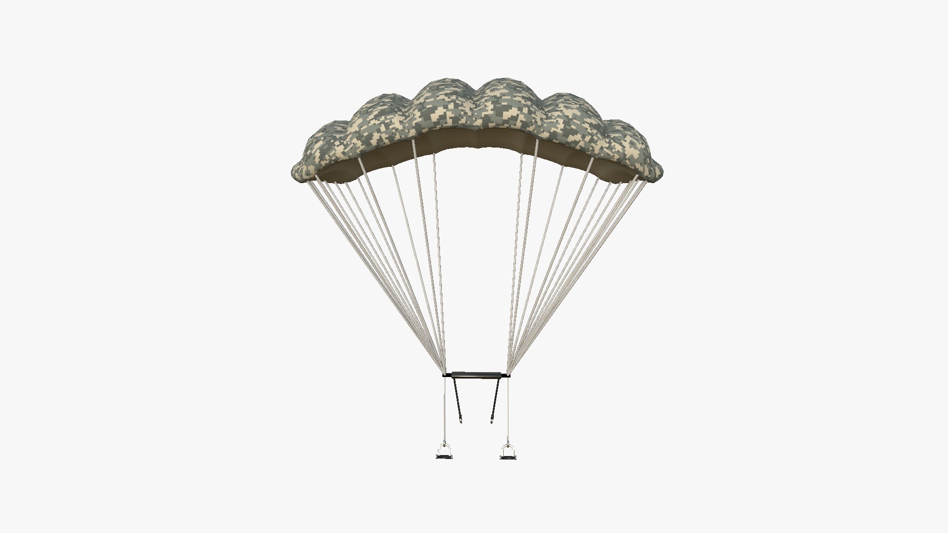 Parachute A07 Digital Camouflage - Character Accessories Design Model ...