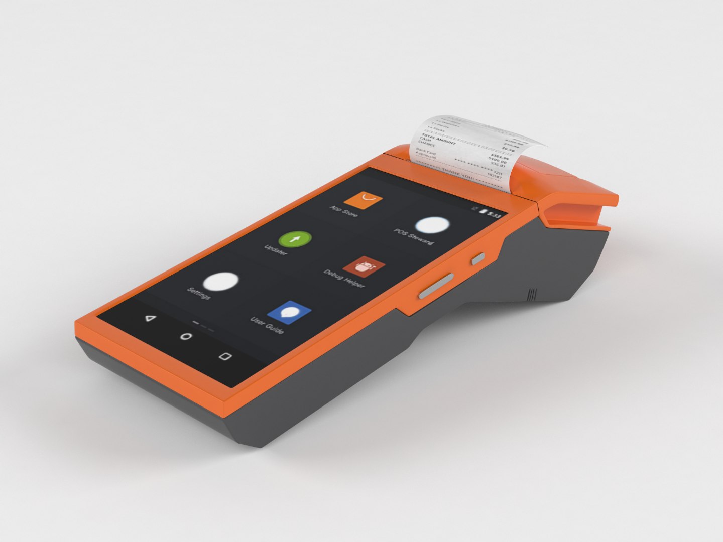 3D Pos Terminal Android - TurboSquid 1328436