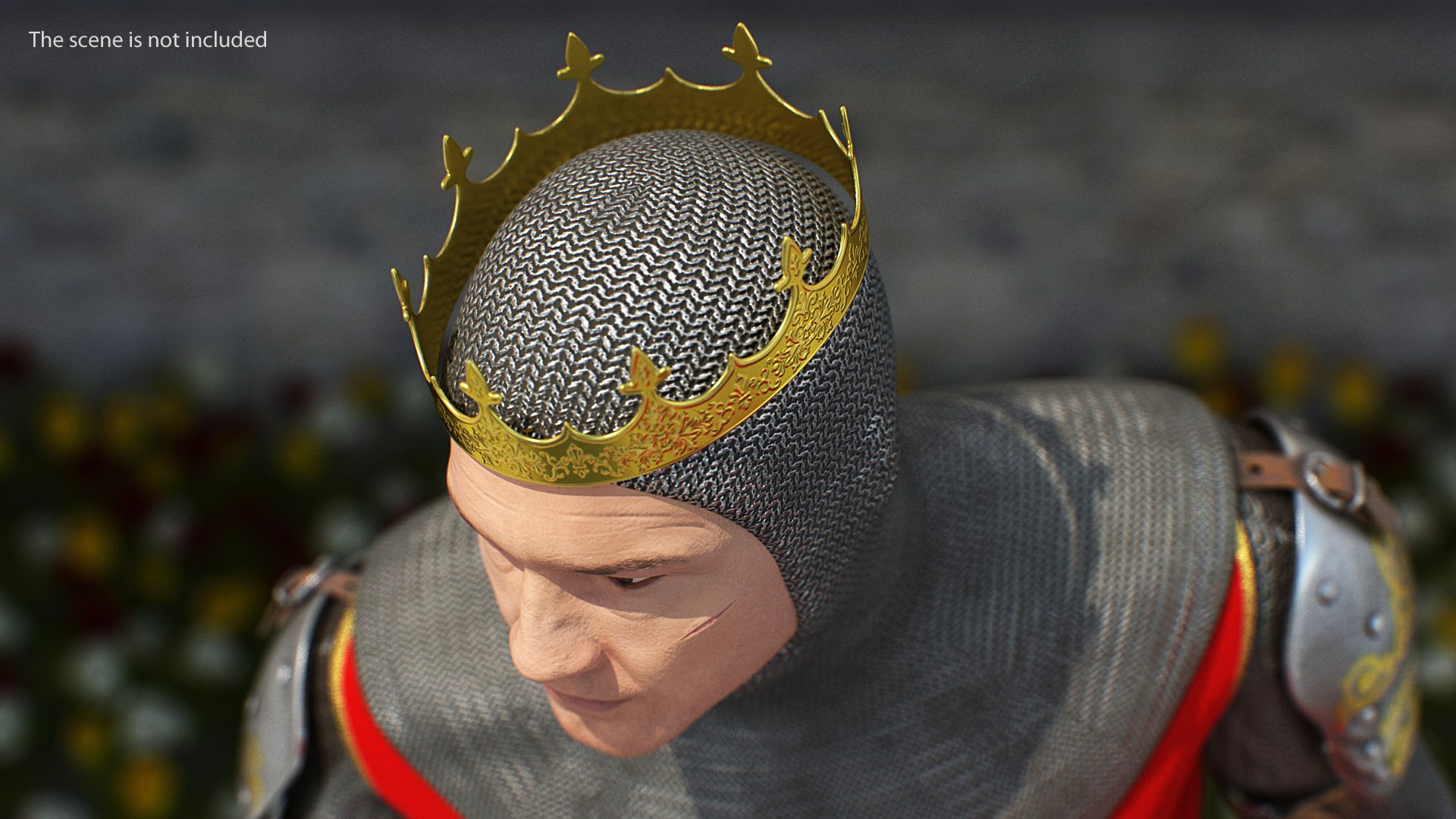 3D Crusader Knight King Rigged For Cinema 4D Model - TurboSquid 2114426