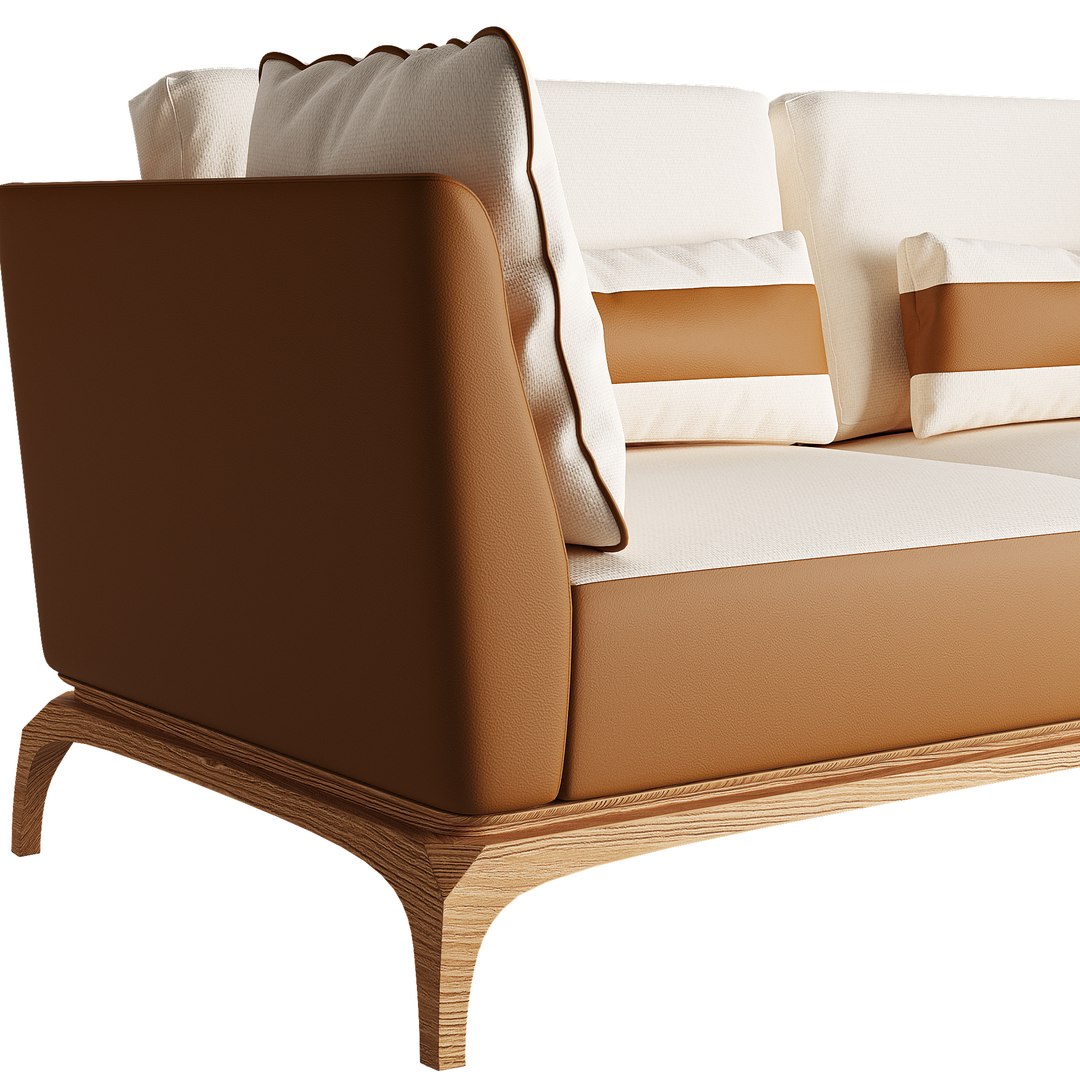 Huges Chevalier Paris Pascale Sofa 3D Model - TurboSquid 2011209