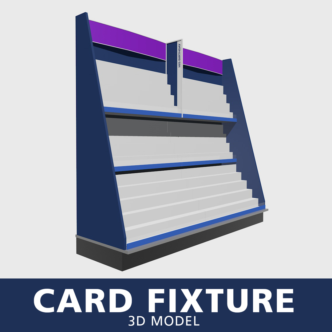 Card fixture 3D model - TurboSquid 1408799