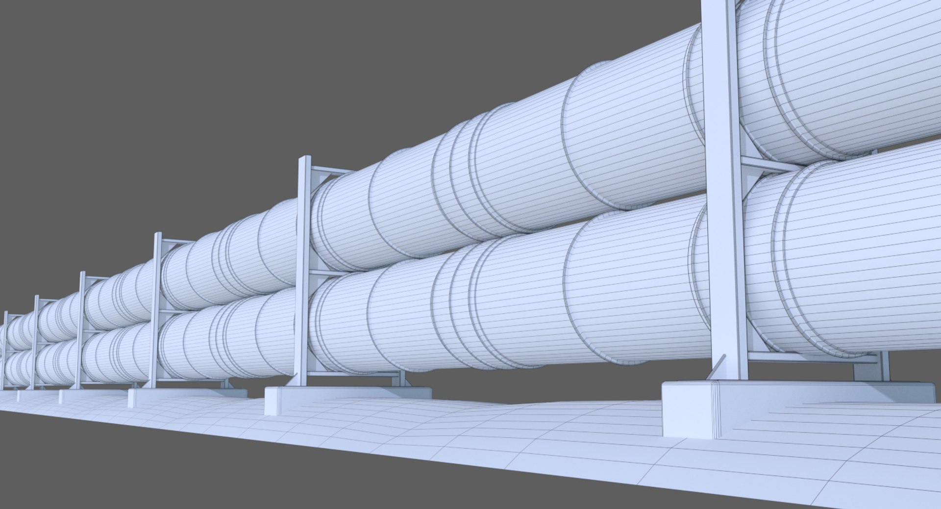 Oil natural gas pipeline 3D model - TurboSquid 1162917